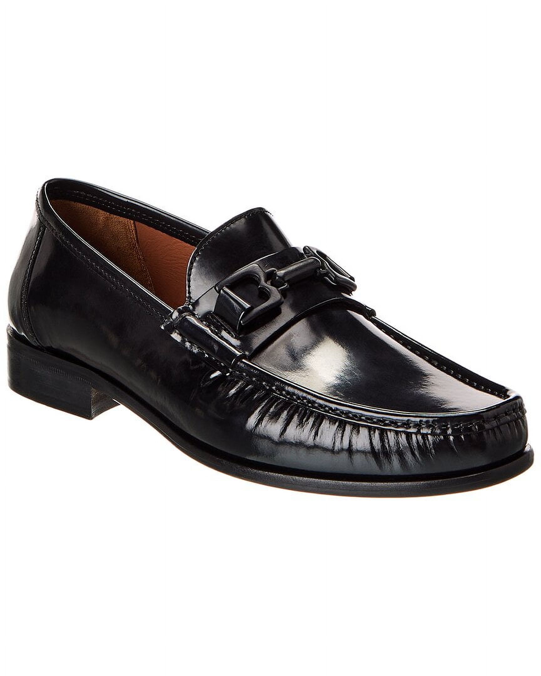 Bruno Magli Trieste Leather Loafer, 9, Black - Walmart.com