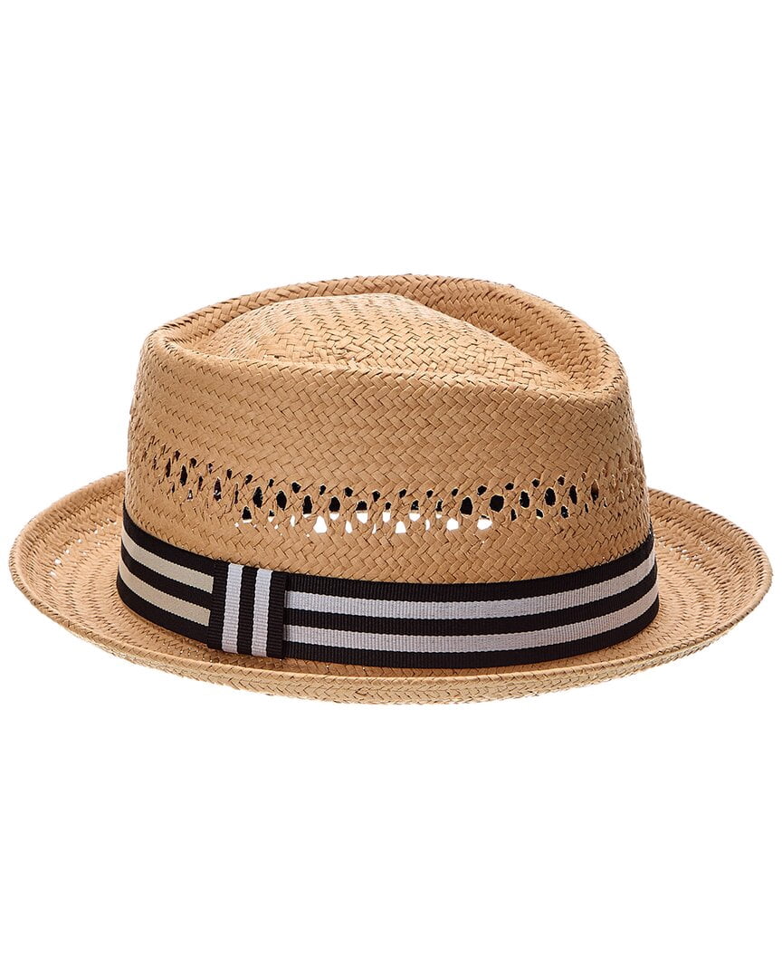 Bruno Magli Vented Straw Hat, l/xl, Brown - Walmart.com