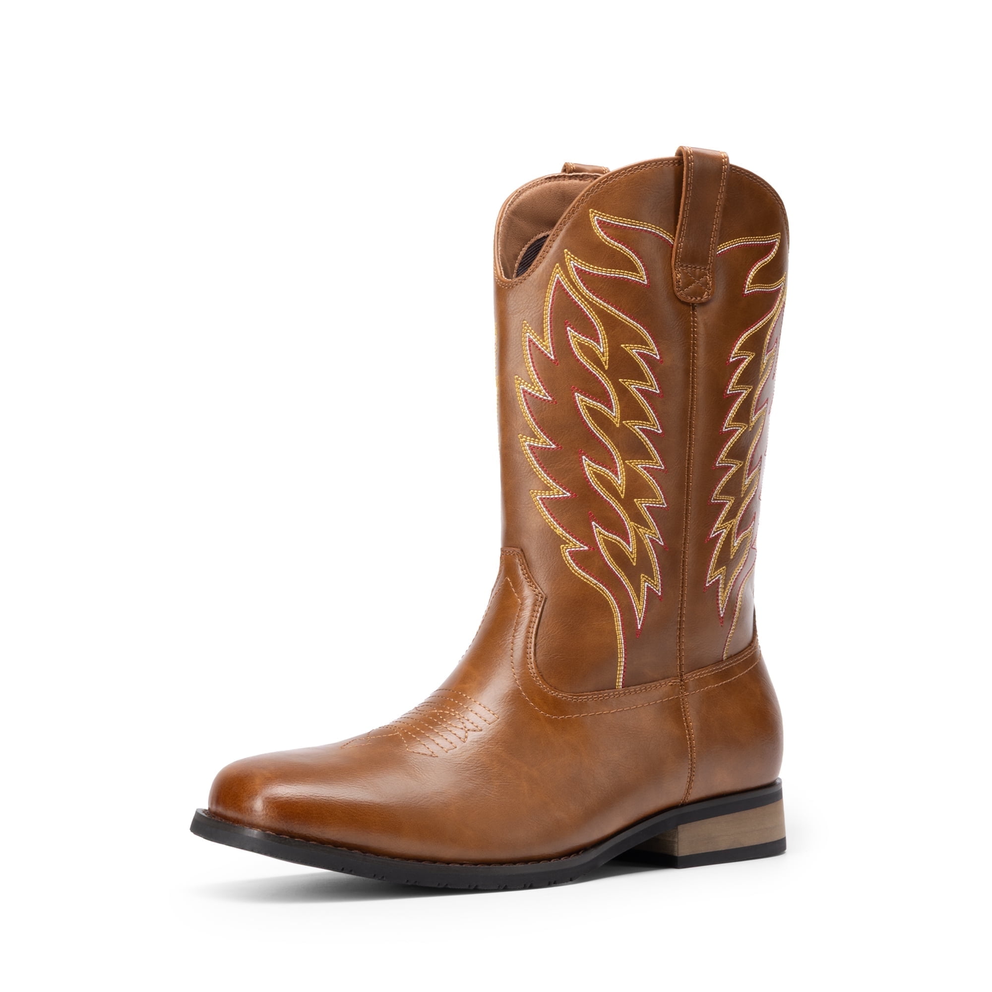 Bruno Marc Cowboy Boots for Men, Slip on Western Boots with Chic ...