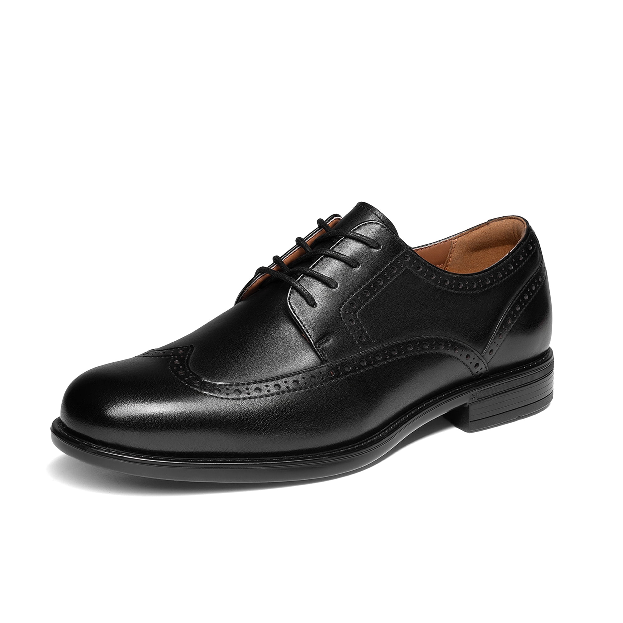 Bruno Marc Men's Brogue Wingtip Oxfords, Full Grain Leather Dress Shoes ...