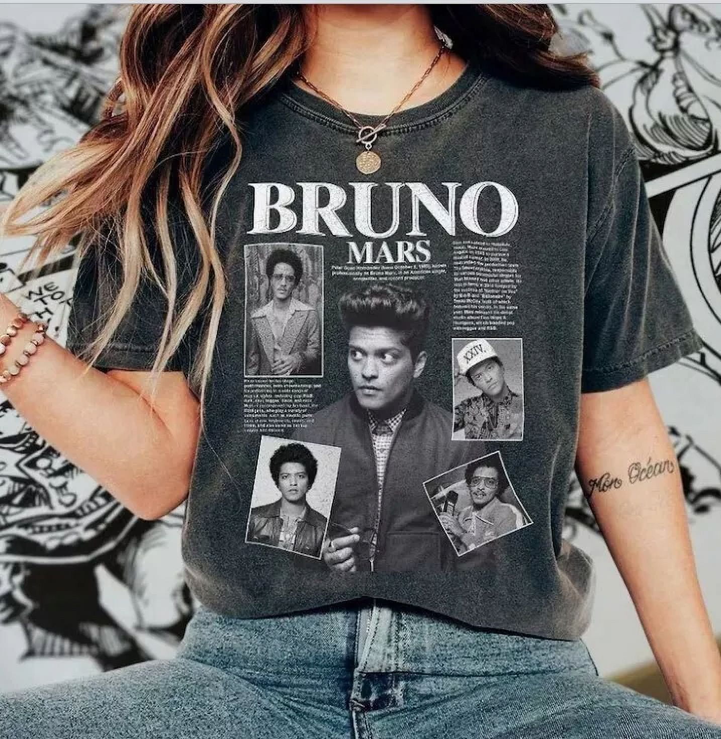 Bruno Mars Shirt Bruno Mars Comfort Colors T-Shirt, Music Shirt Shirt ...
