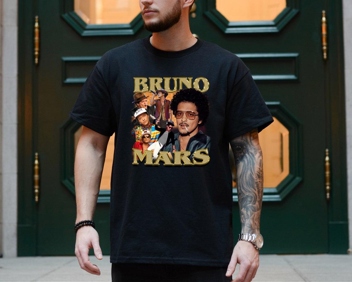 Bruno Mars T-Shirt - Pop Music Shirt - 24K Magic Album Shirt - Bruno ...