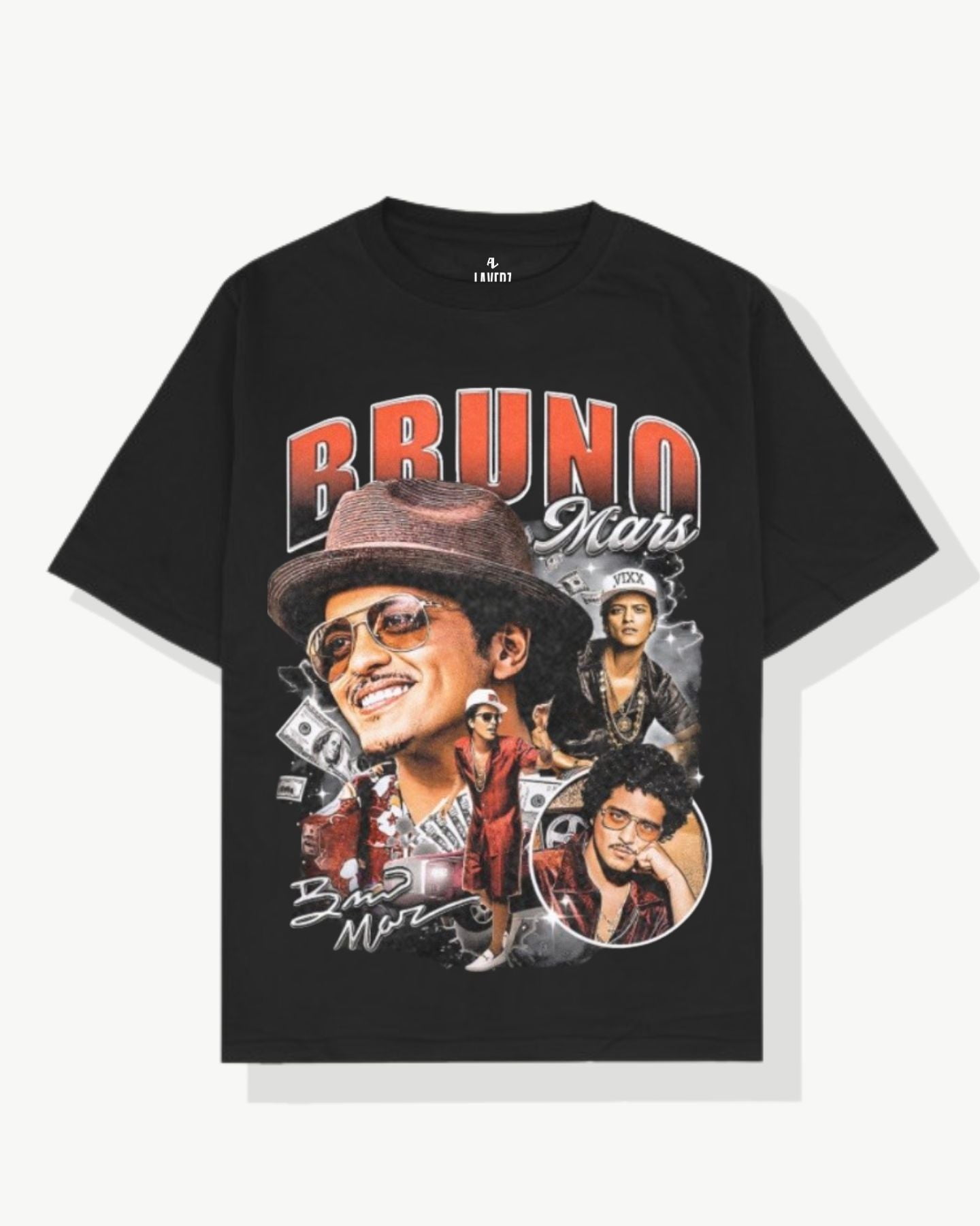 Bruno Mars Tee Laverz T Shirt Unisex, Color: Sport Grey, Size: L ...