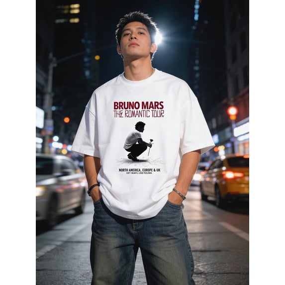Bruno Mars The Romantic Tour 2026 Shirt, Bruno Mars Concert, Unisex T ...