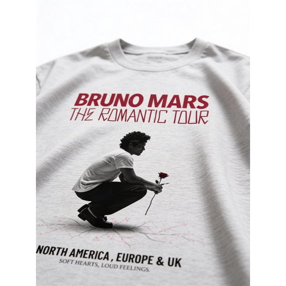 Bruno Mars The Romantic Tour 2026 Shirt, Bruno Mars Concert, Unisex T ...
