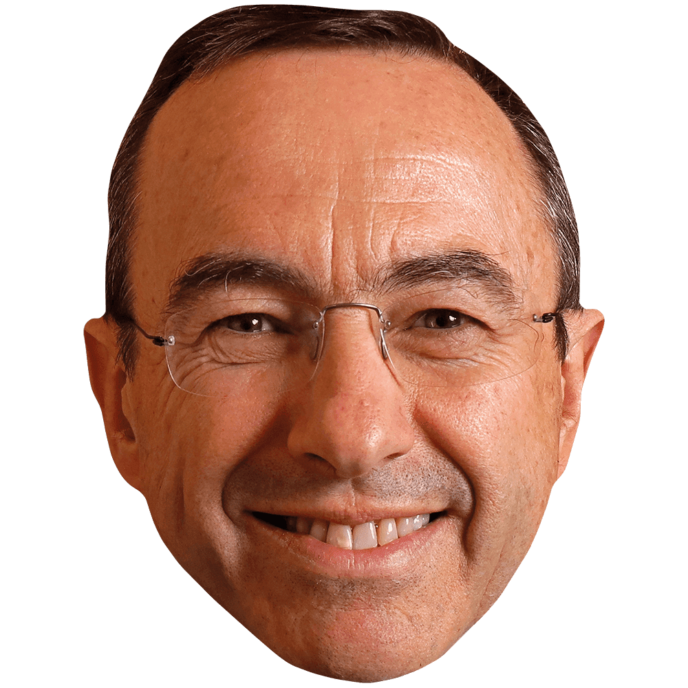 Bruno Retailleau (Smile) Celebrity Mask, Flat Card Face, Fancy Dress ...