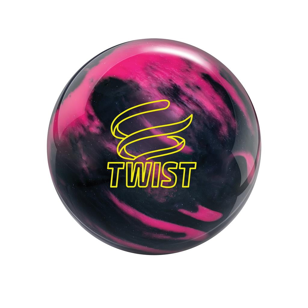 Brunswick PRE-DRILLED Twist Reactive Bowling Ball- Pink/Black 15lbs ...