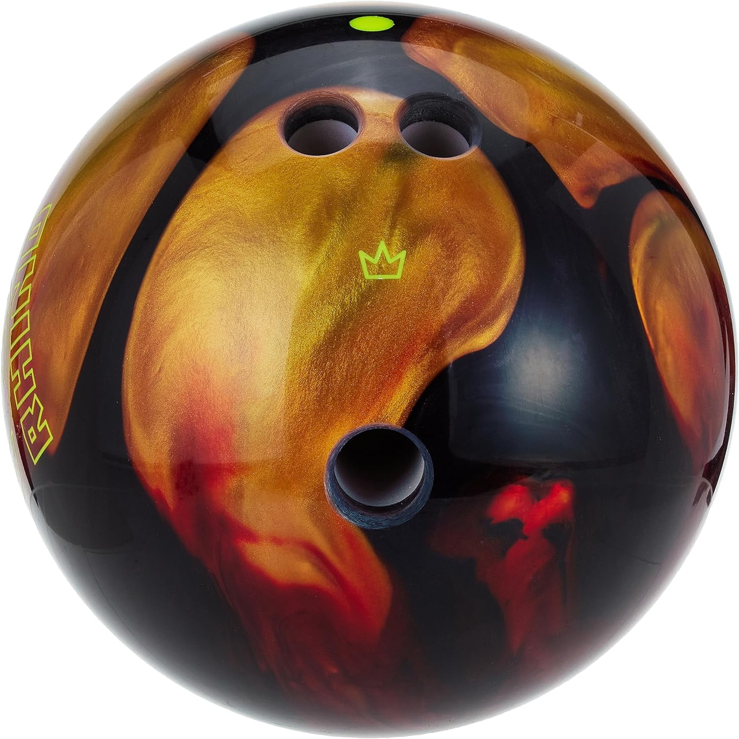 Brunswick Rhino Reactive PRE-DRILLED Bowling Ball- Red/Black/Gold Pearl ...