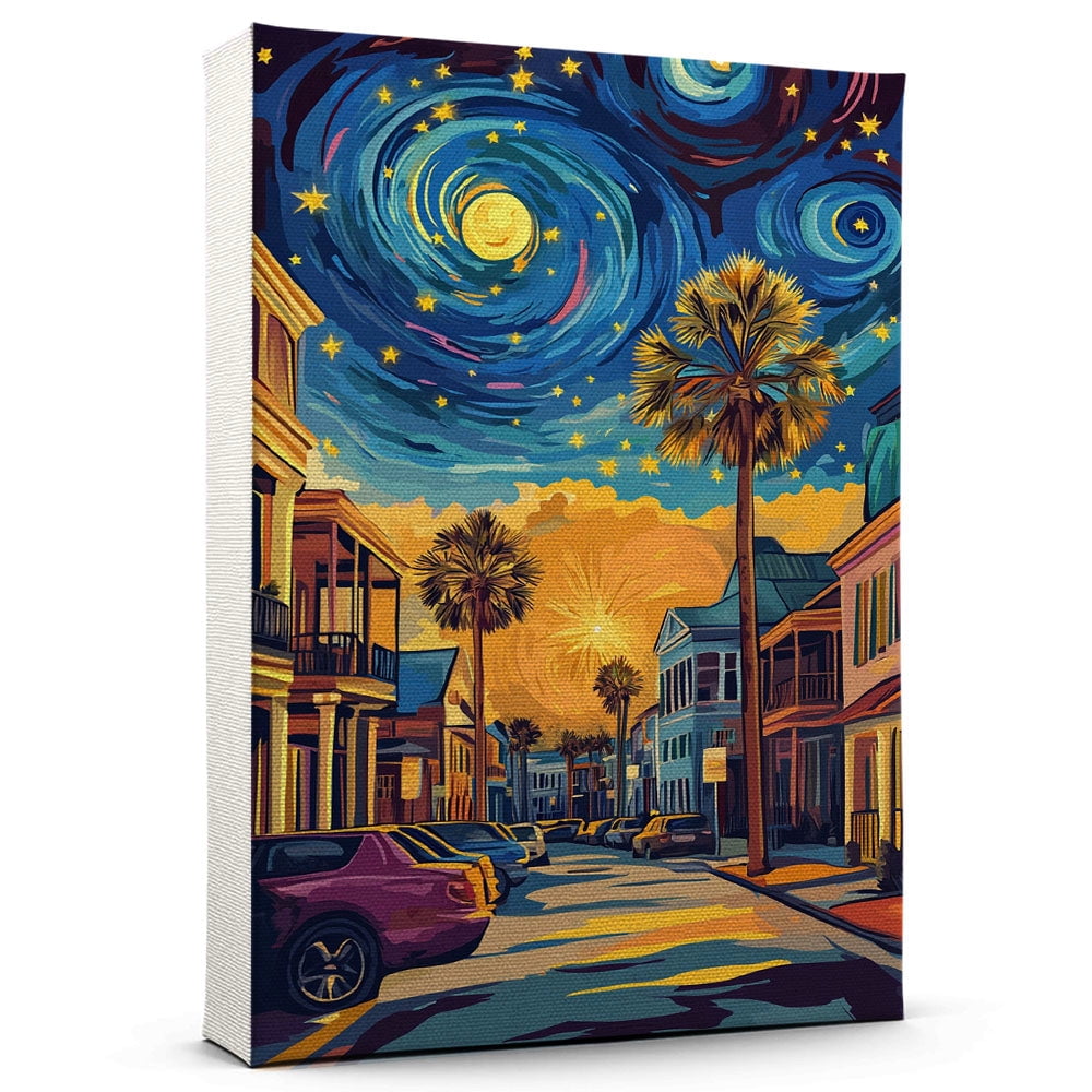 Brunswick Travel Canvas Prints, Georgia Starry Night Travel decor ...