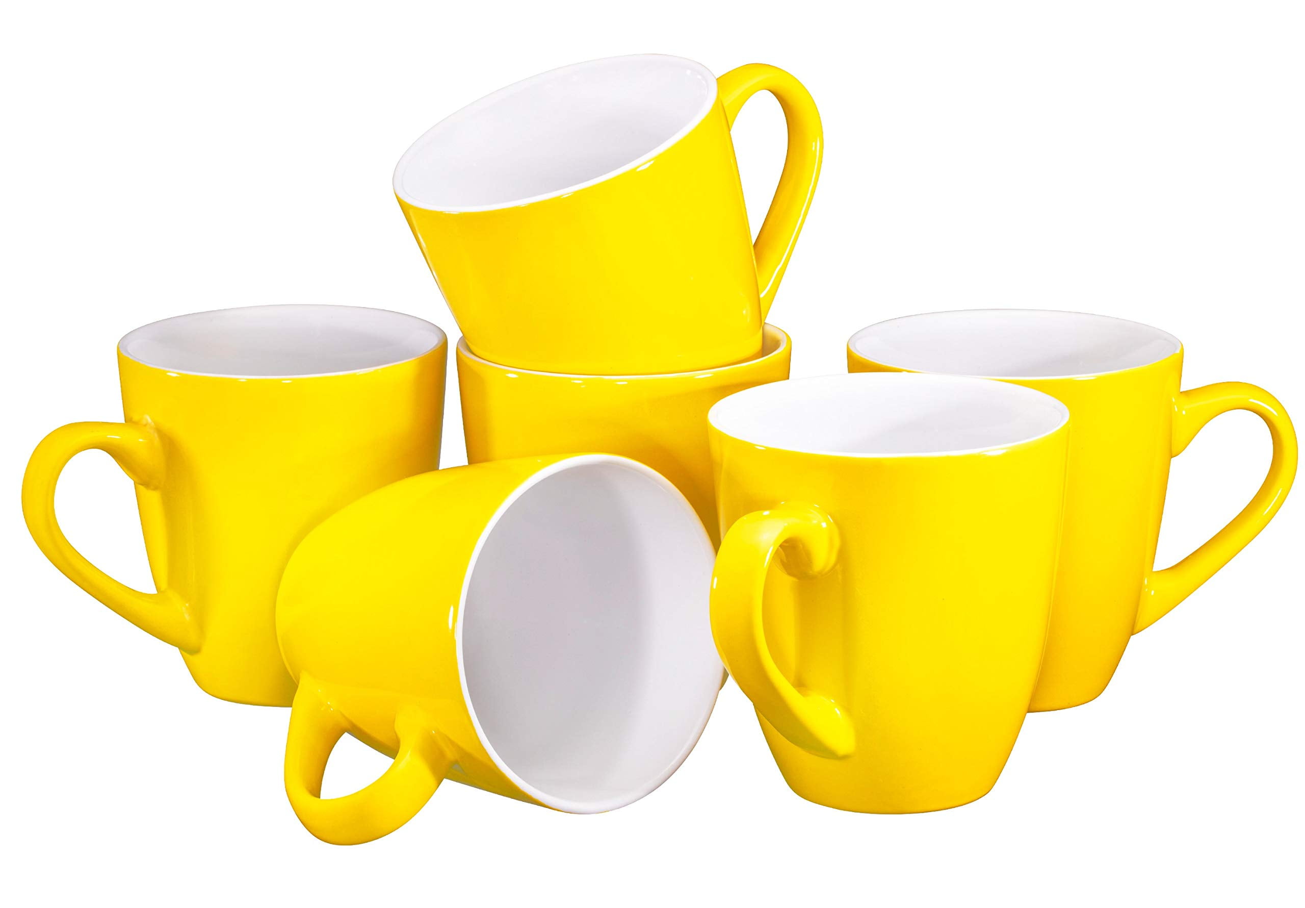 Bruntmor | Coffee Mug Set Set Of 6 Large-Sized 16 Ounce Ceramic Coffee ...