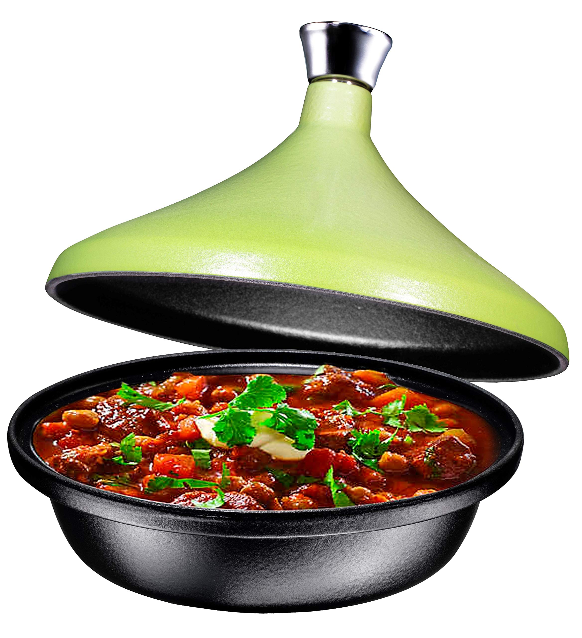 Clay Tagine Pot for Cooking, Handmade Moroccan Tajine Casserole with ...