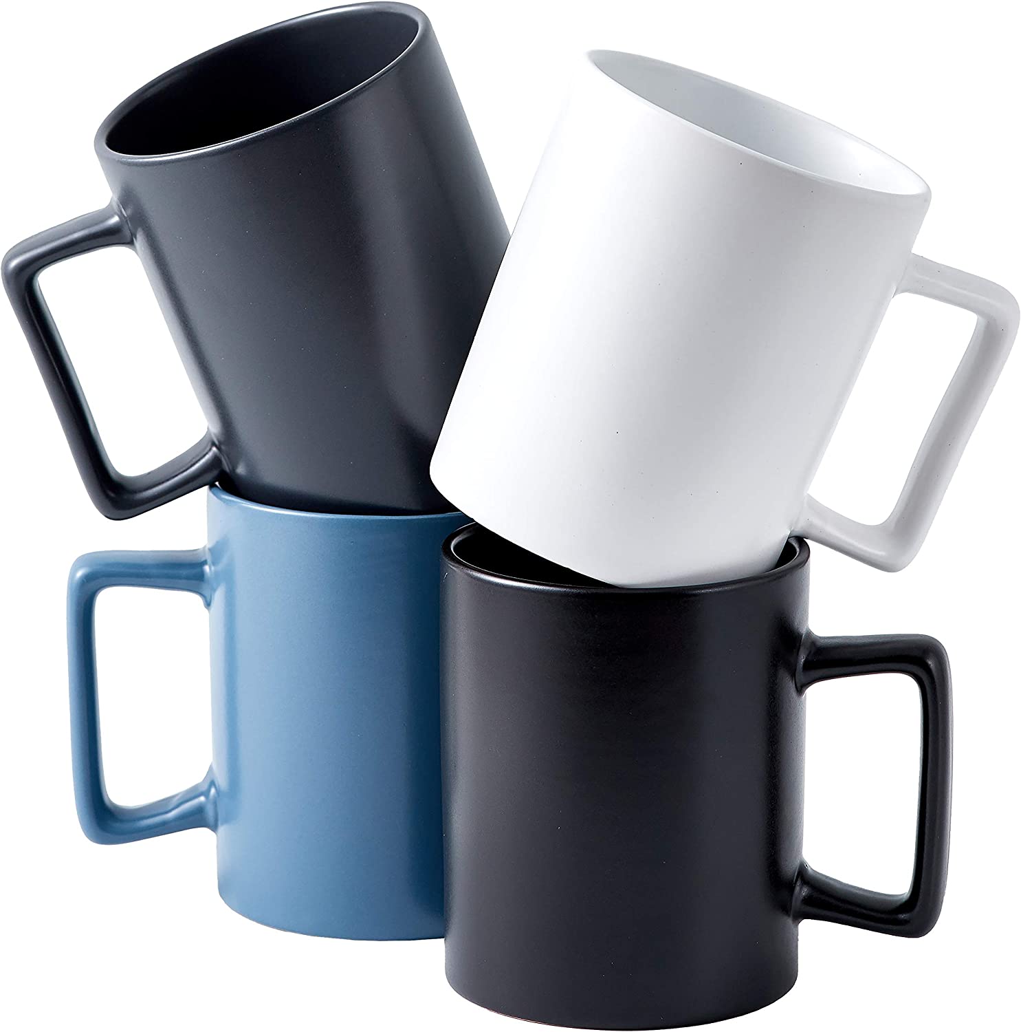 Gibson Home Gardenia Cafe 4 Piece 16 oz. Assorted Mug Set - Walmart.com