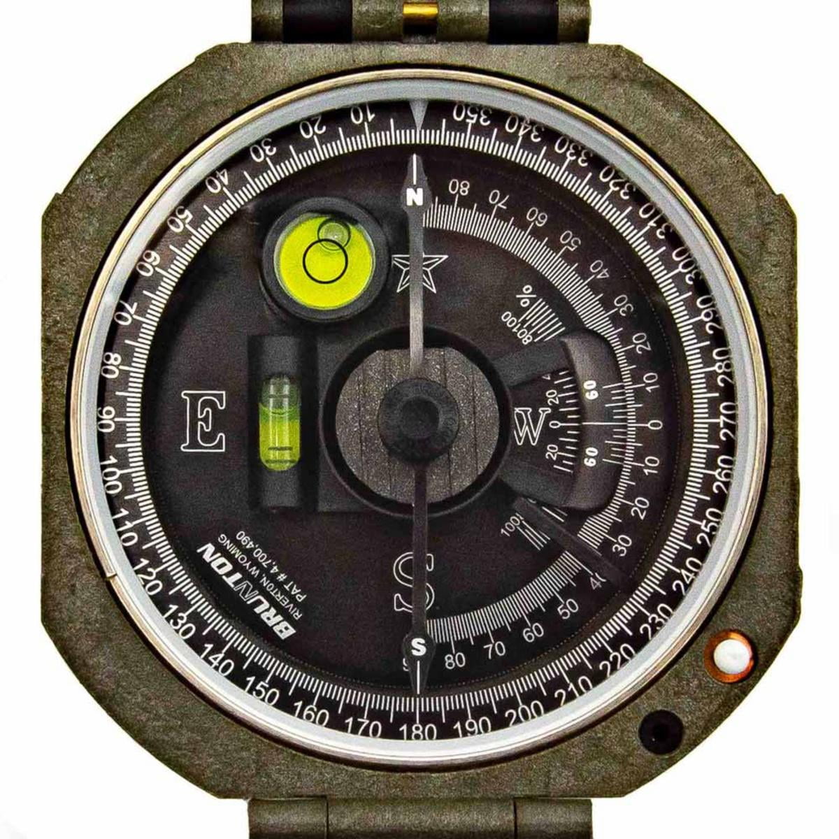 Brunton Tactical Transit Compass, Azimuth (0-360) - Walmart Business ...