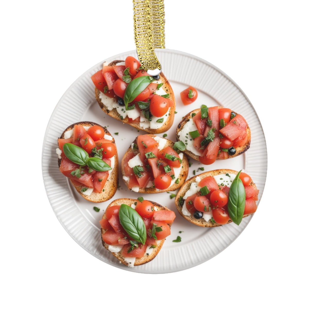 Bruschetta Italian Cuisine Food Lovers Foodie Novelty Holiday Christmas ...