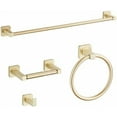 Brusehd Light Gold Bathroom Hardware Set 4 Pieces,Bathroom Accessories ...