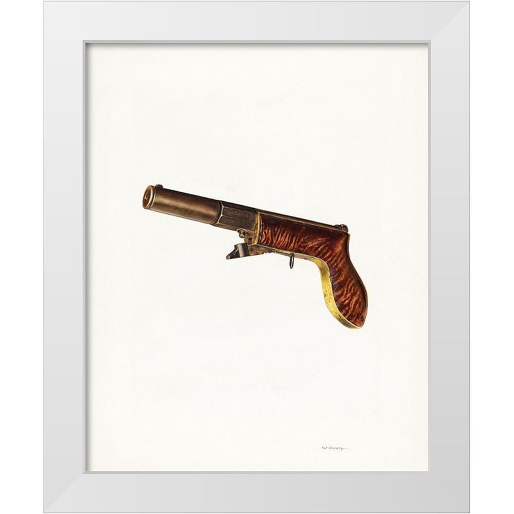 Bruseth, Alf 26x32 White Modern Wood Framed Museum Art Print Titled ...