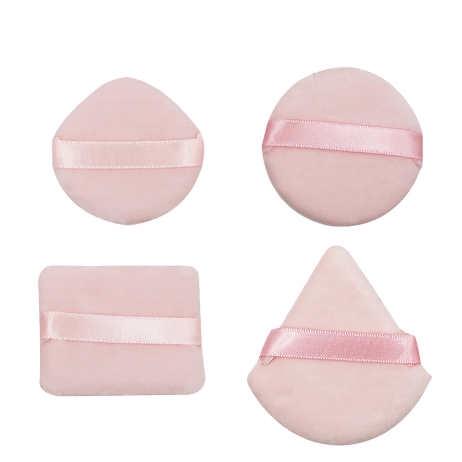 Brush 4 Pack Powder Puff Facial Makeup Triangular Puff For Loose Powder ...