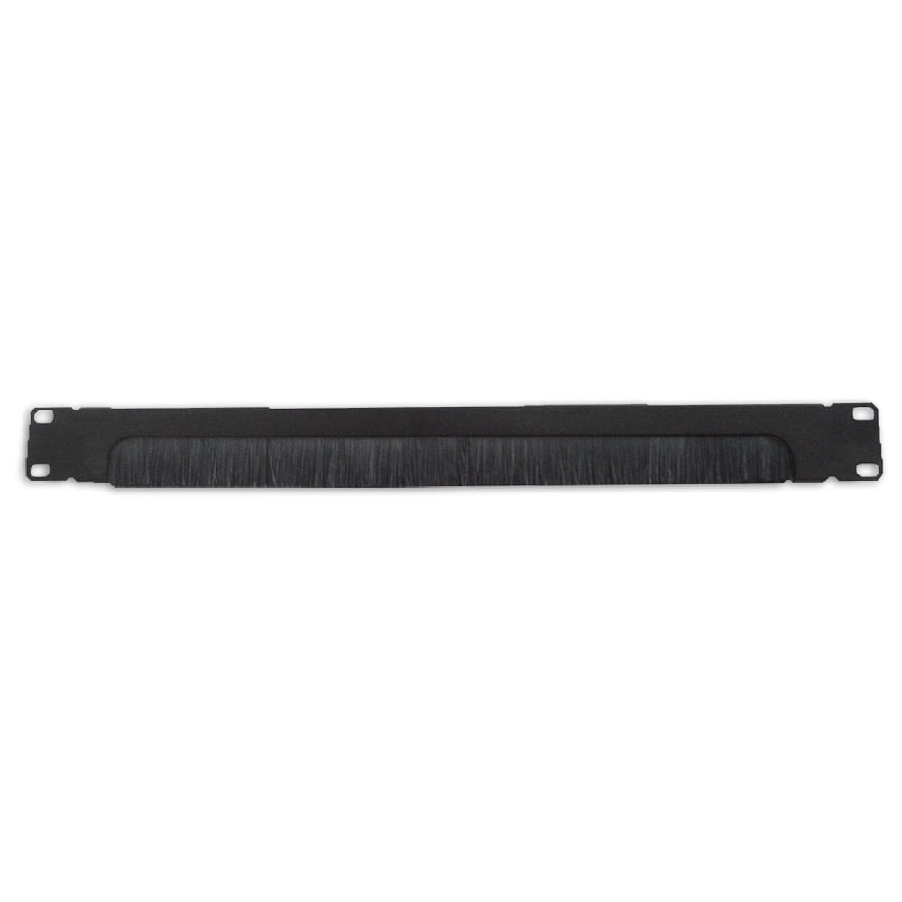 Brush Access Filler Panel, 1U, 19", Black - Walmart.com