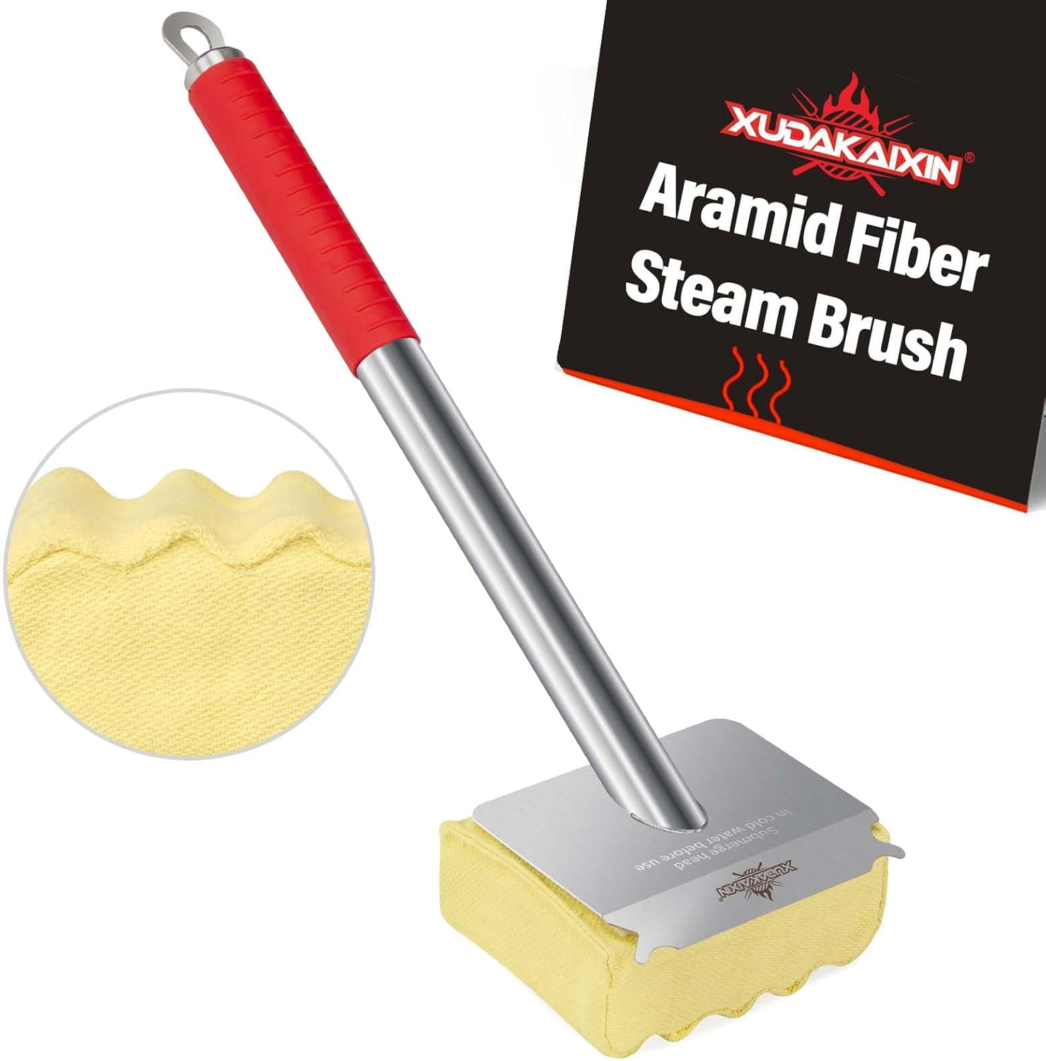 Brush Bristle Free,Unique Aramid Fiber Wavy Pad Perfect for Cast Iron ...