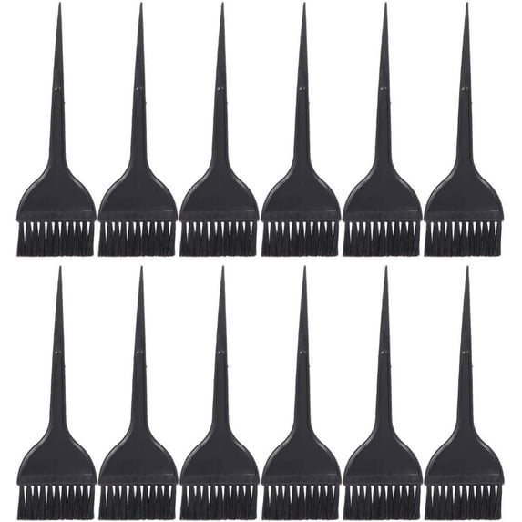 Brush Brush Hair Mixing Heated Glives 12pcs Handle Hair Dye Brushes ...