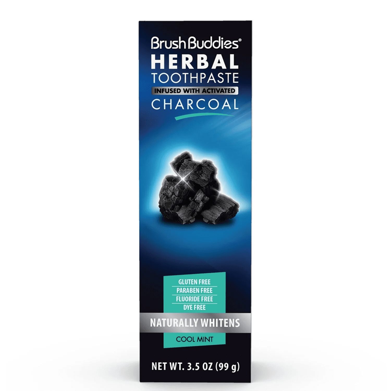 Brush Buddies Herbal Toothpaste 3 Pack Fluoride Free, No Dye, GF ...