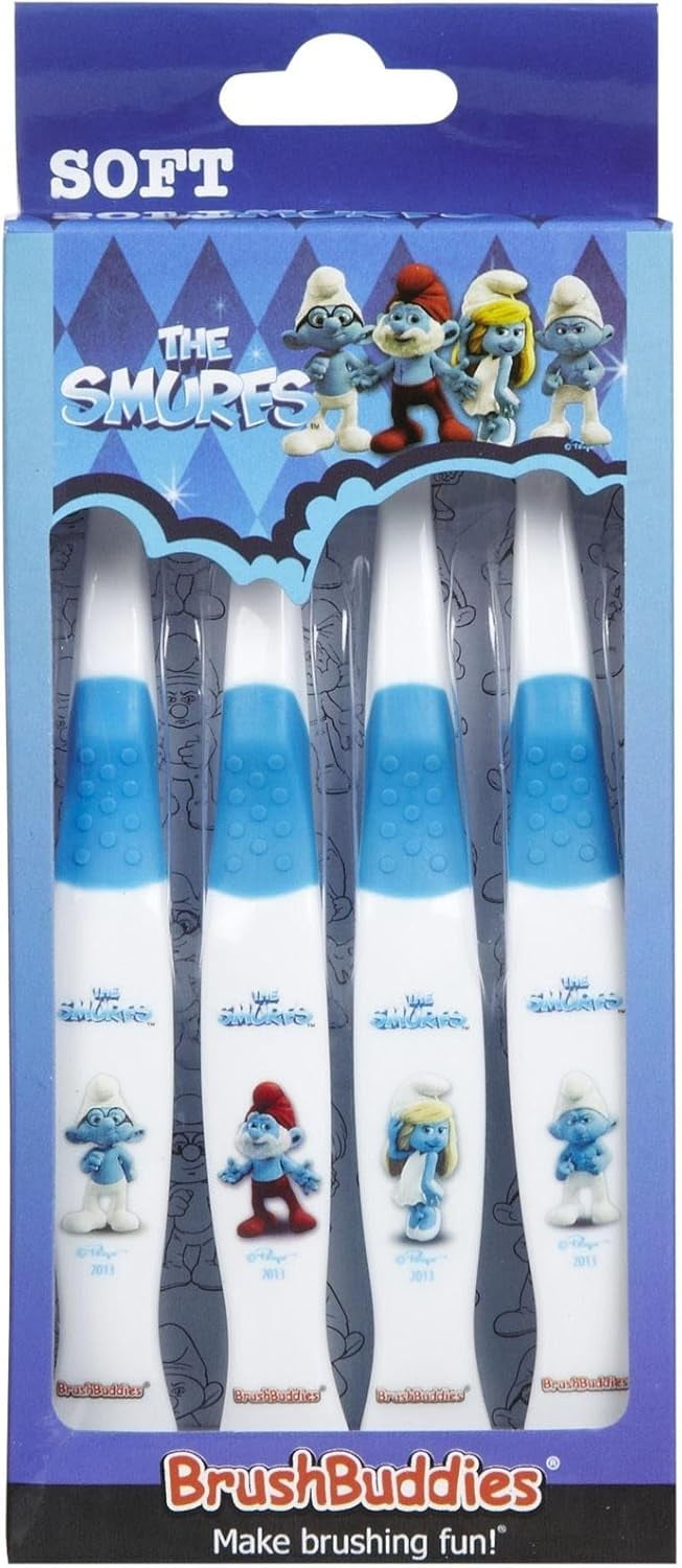 Brush Buddies Smurf Tooth Brush Set Toothbrush - Walmart.com