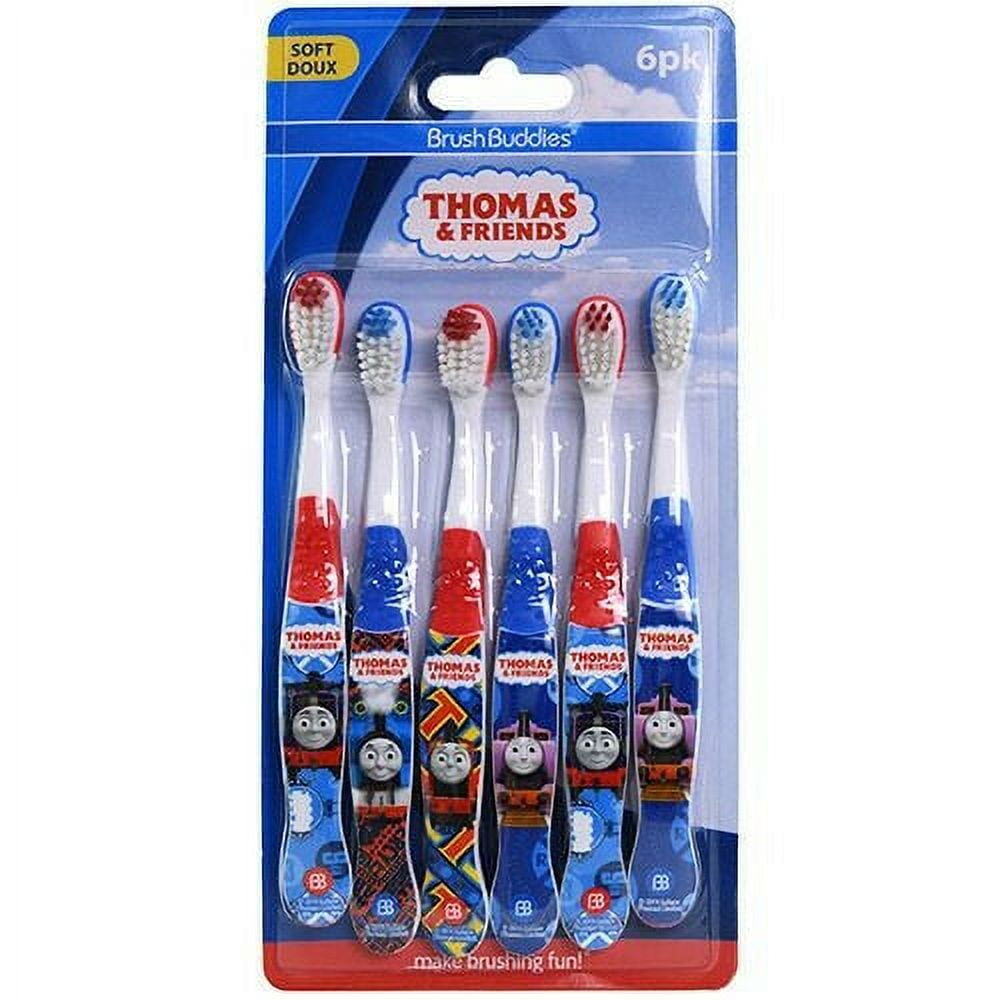 Brush Buddies Thomas & Friends Kids Soft Bristle Toothbrush, Children's ...