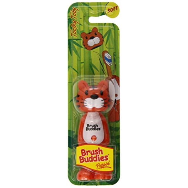 Brush Buddies Toothy Toby Toothbrush, BPA Free, Battery Powered ...