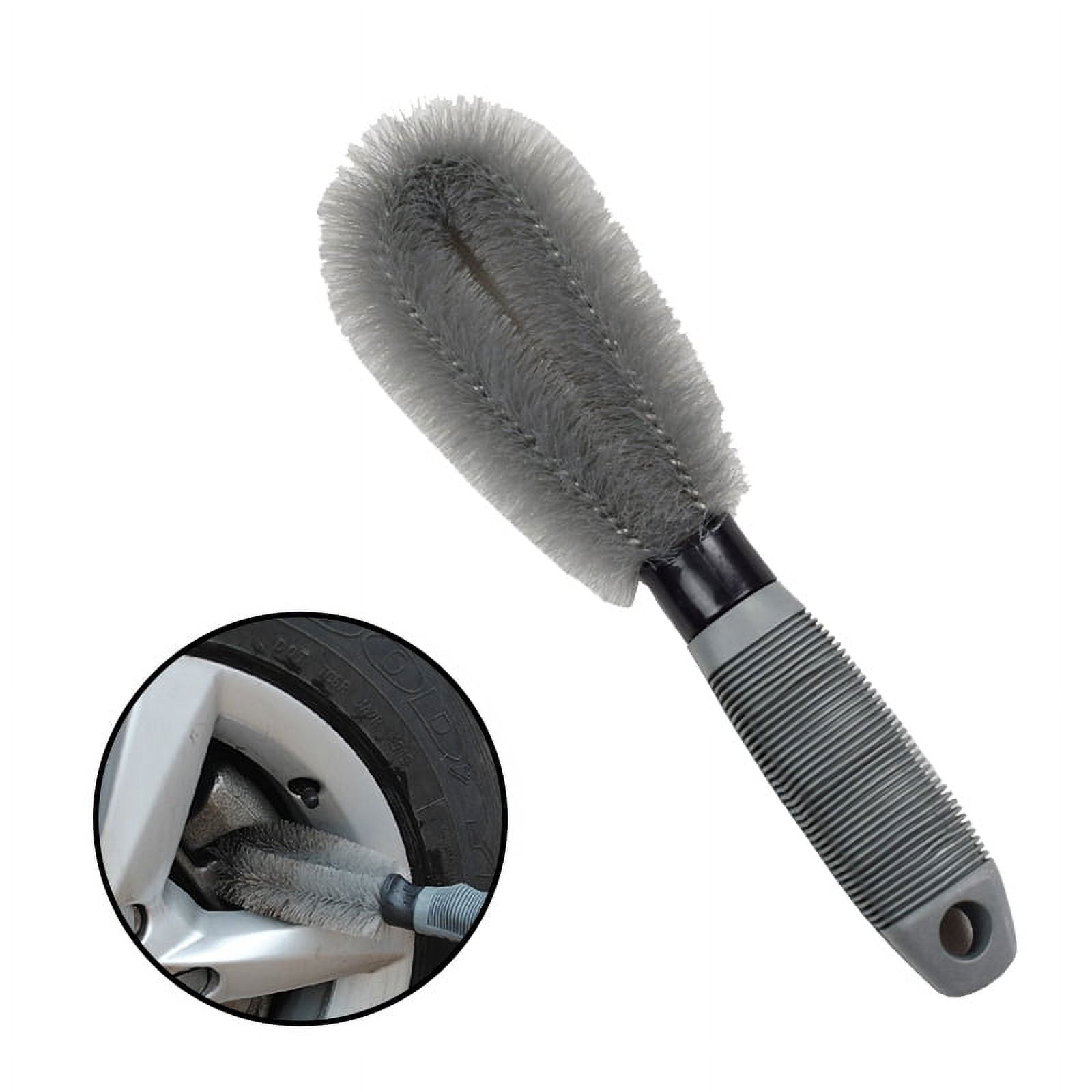 Brush Car Cleaning Wheel Rim Wire Scrubber Scrub Kit Detailing Metal ...