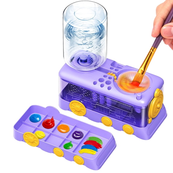 Brush Cleaner Rinser Multifunctional ABS Water Circulation System 400ml ...