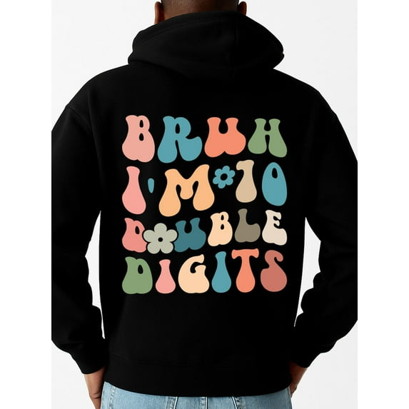 Brush Me Digits graphic hoodies funny humor mens sweater hoodie black ...