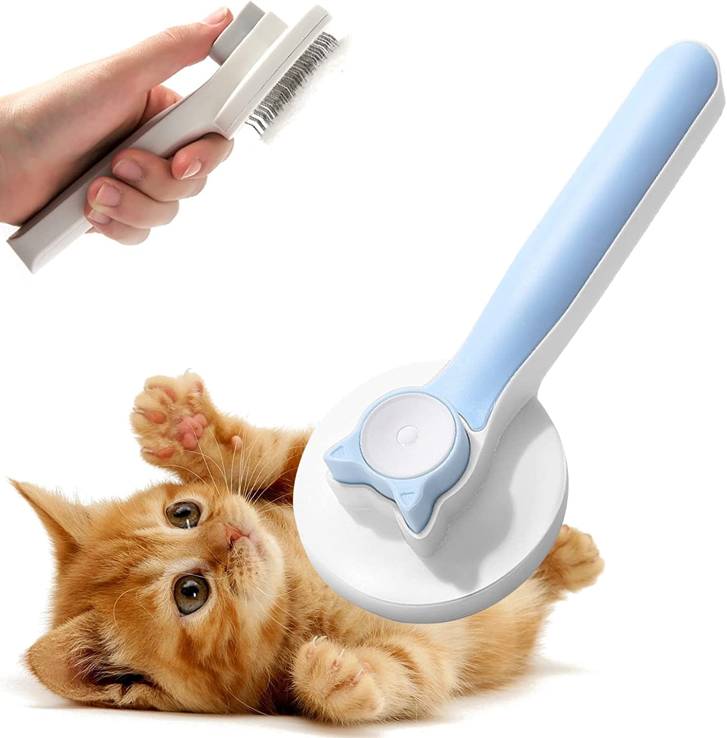 Brush for Dogs and Cats, Self Cleaning Dead Hair Brush, Self Cleaning ...