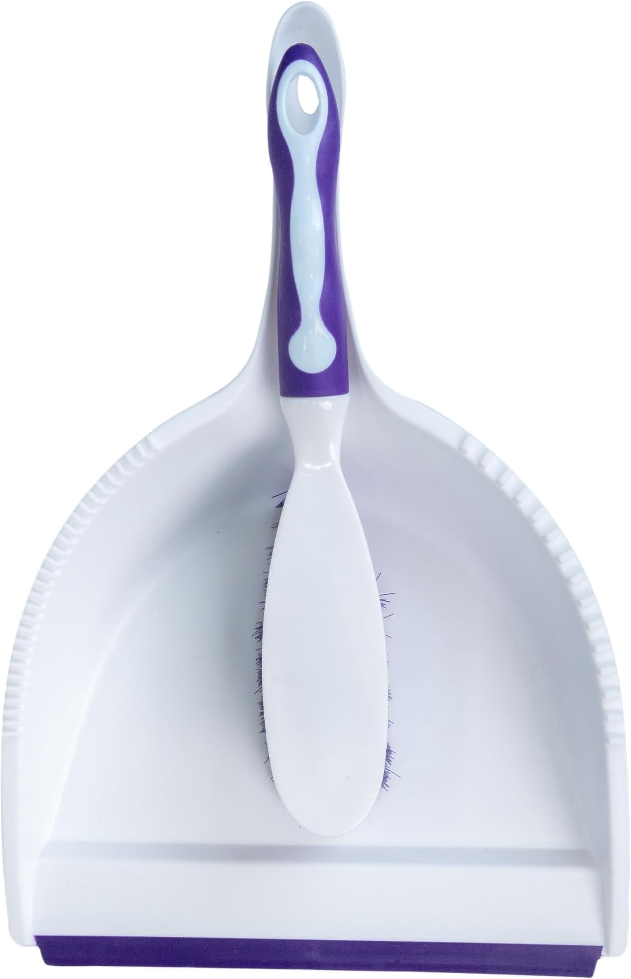 Brush and Dustpan Set, Compact Hand Broom Floor Sweeper with Snap ...