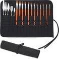 Brush Holder Roll Up Case Storage for Artist Oil Watercolor, Holders ...