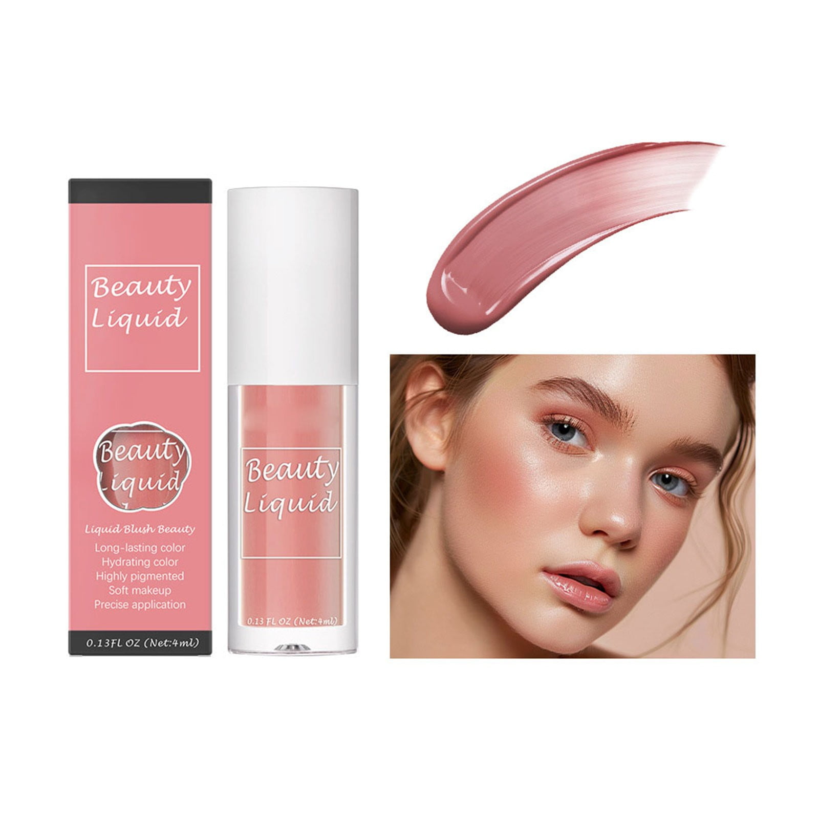 Brush Liquid Powder Blusher Long Lasting Powder Blusher Silky Powder ...