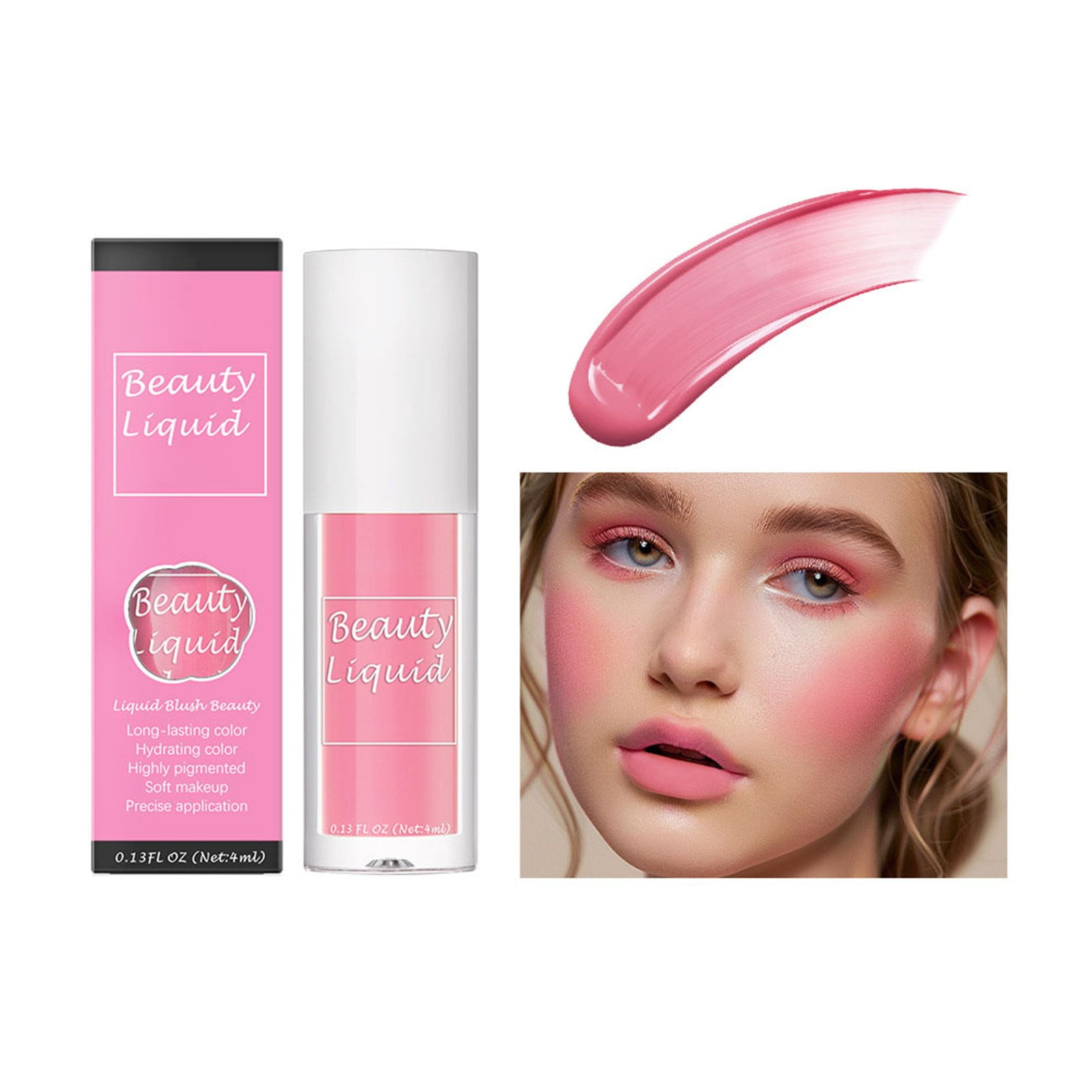 Brush Liquid Powder Blusher Long Lasting Powder Blusher Silky Powder ...