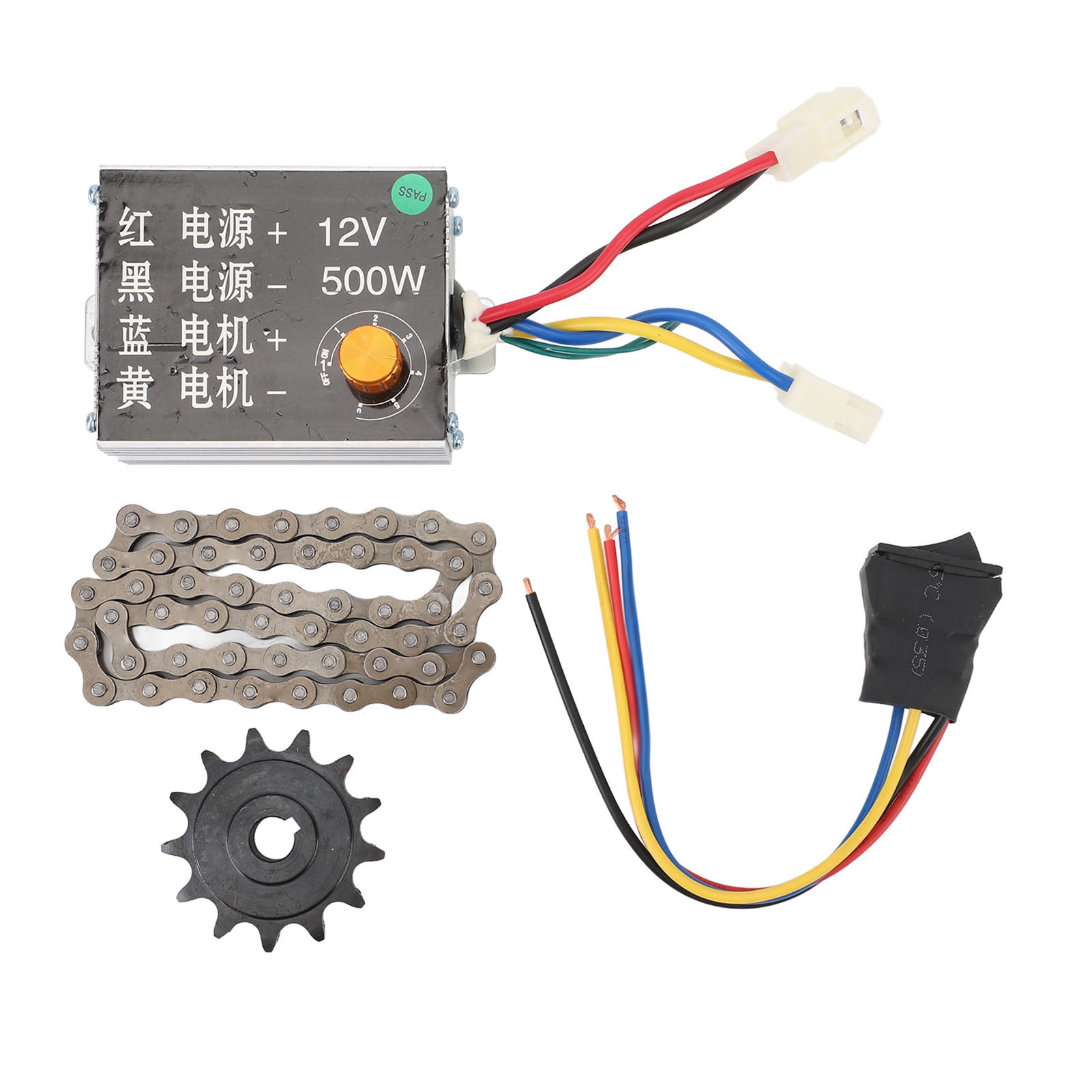 Brush Motor Speed Controller 12V500W Motor Speed Controller with 410 ...