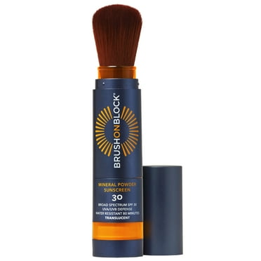 Brush On Block SPF 30 Mineral Powder Sunscreen for New Formula, With ...