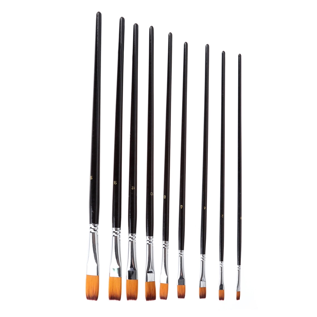 Brush Set Paint Acrylic Artist Painting Kit Canvas Gouache Watercolor ...
