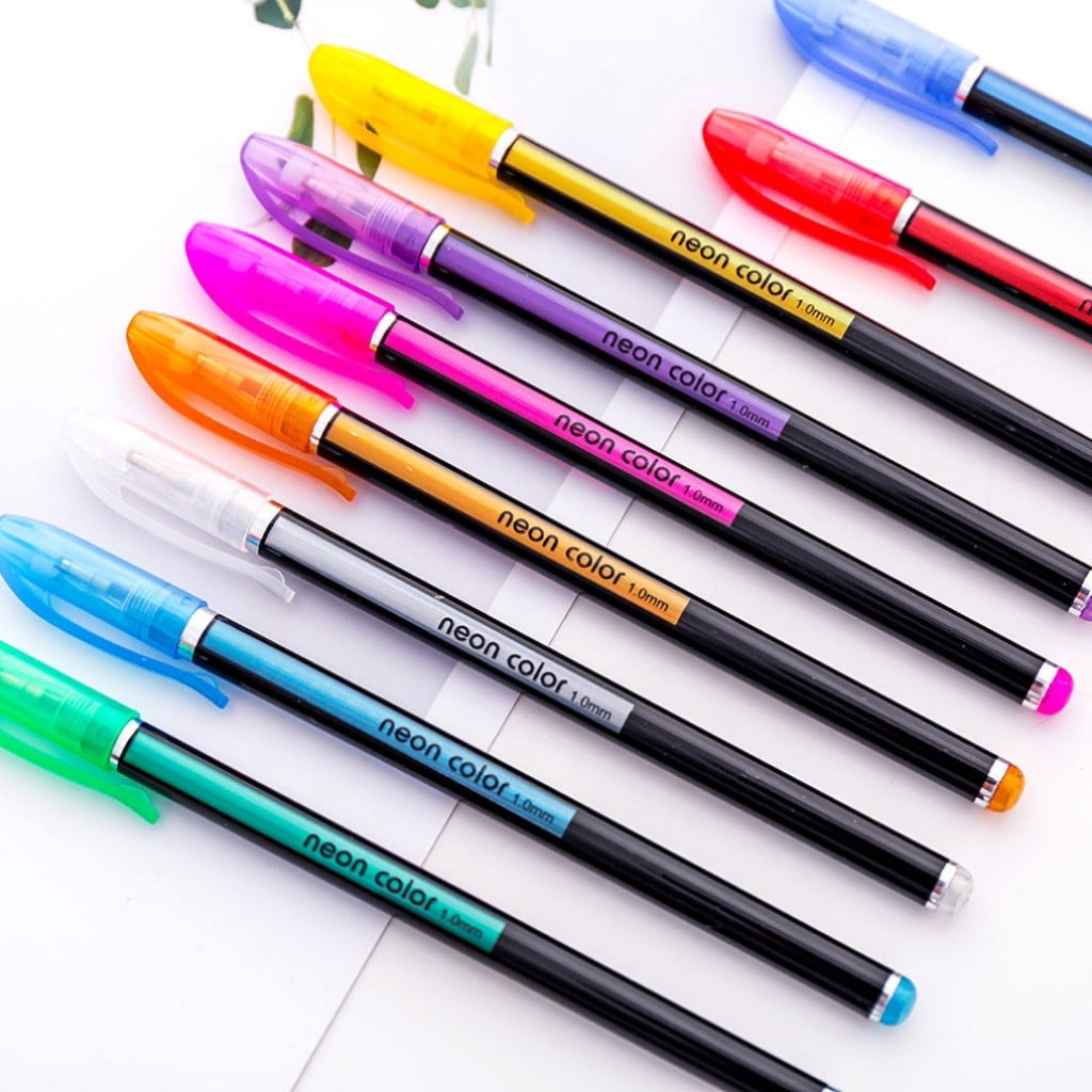 Brush Set on Sale Kpamnxio Glitter Gel Pen Set Coloring Art Marker ...