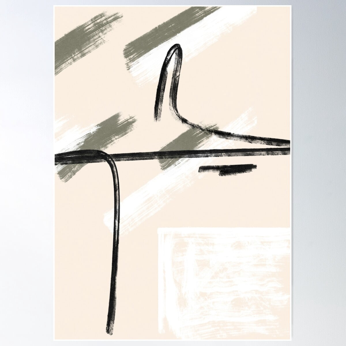 Brush Signature Simple Print #167 Poster Wall Art Bedroom Wall Art ...