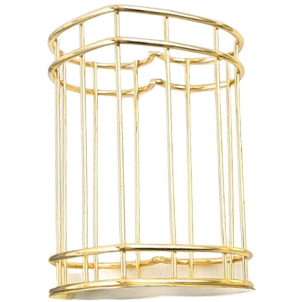 Brush Storage Baskets Makeup Holder Wire Cup Holders Pen Bucket Office ...
