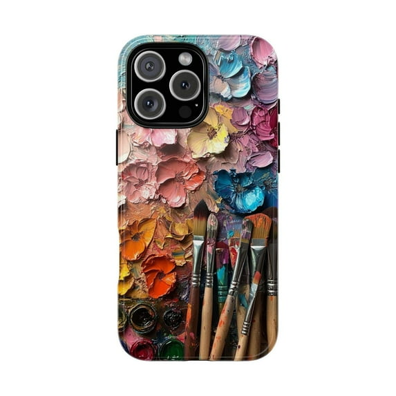 Brush Stroke Wildflower Thick Texture Pastel Painting Art Phone Case ...