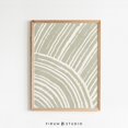 Brush Strokes Wall Art Print, Sage Green Japandi, Abstract Minimalist ...