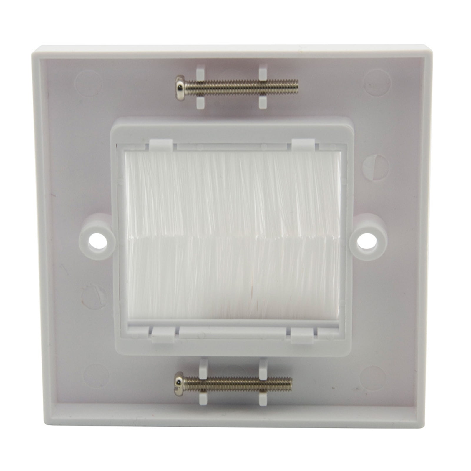 Brush Wall Plate Port Insert Covers Single Gang Bristles Brush Wall ...