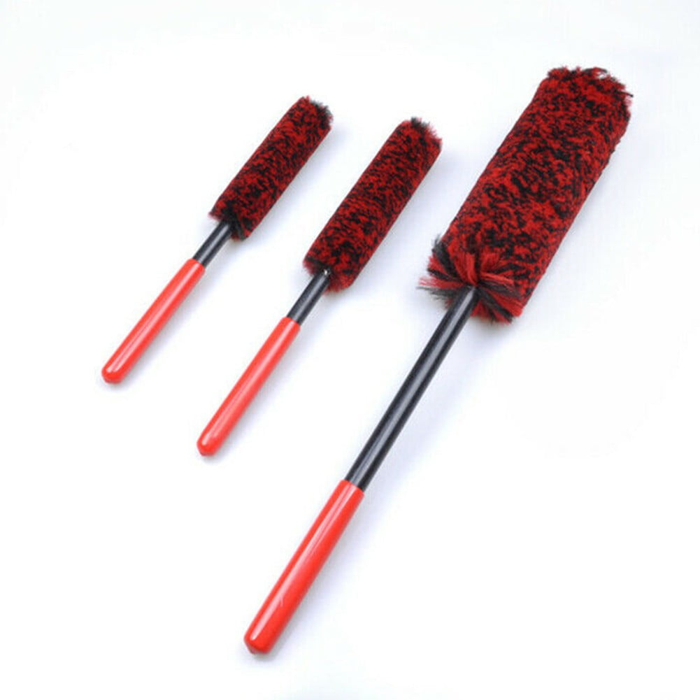 Brush Wheel Cleaning Brush Car Wheel & Rim Detailing Kit L Luxury Super ...