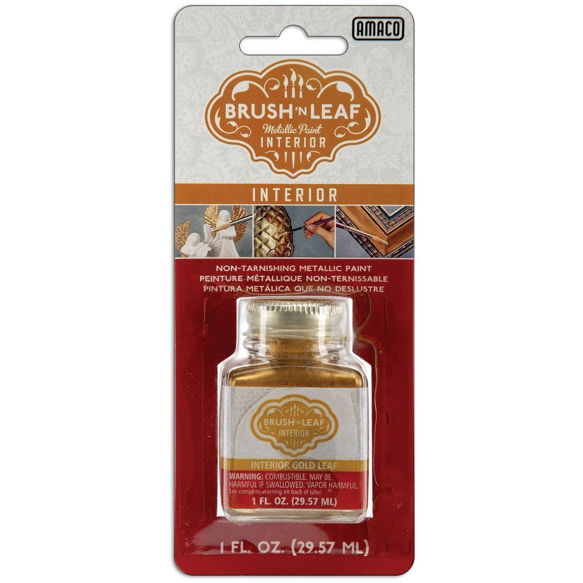 Brush 'n Leaf Liquid Metallic Gold Leaf - Walmart.com