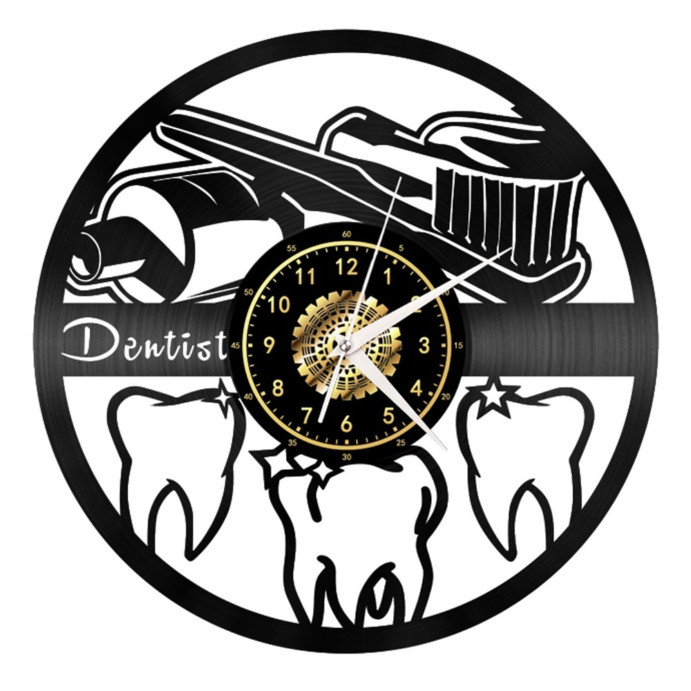 Brush your teeth Dentist Vinyl Record Wall Clock Gifts for Holiday ...
