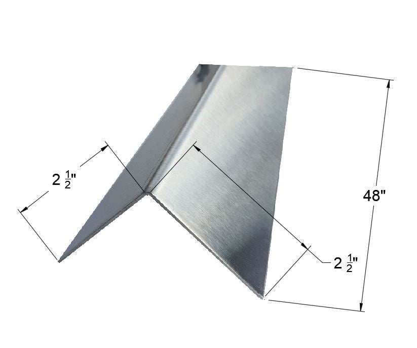 Brushed 304 Stainless Steel Corner Guards, 16ga, 48in Long - Walmart.com