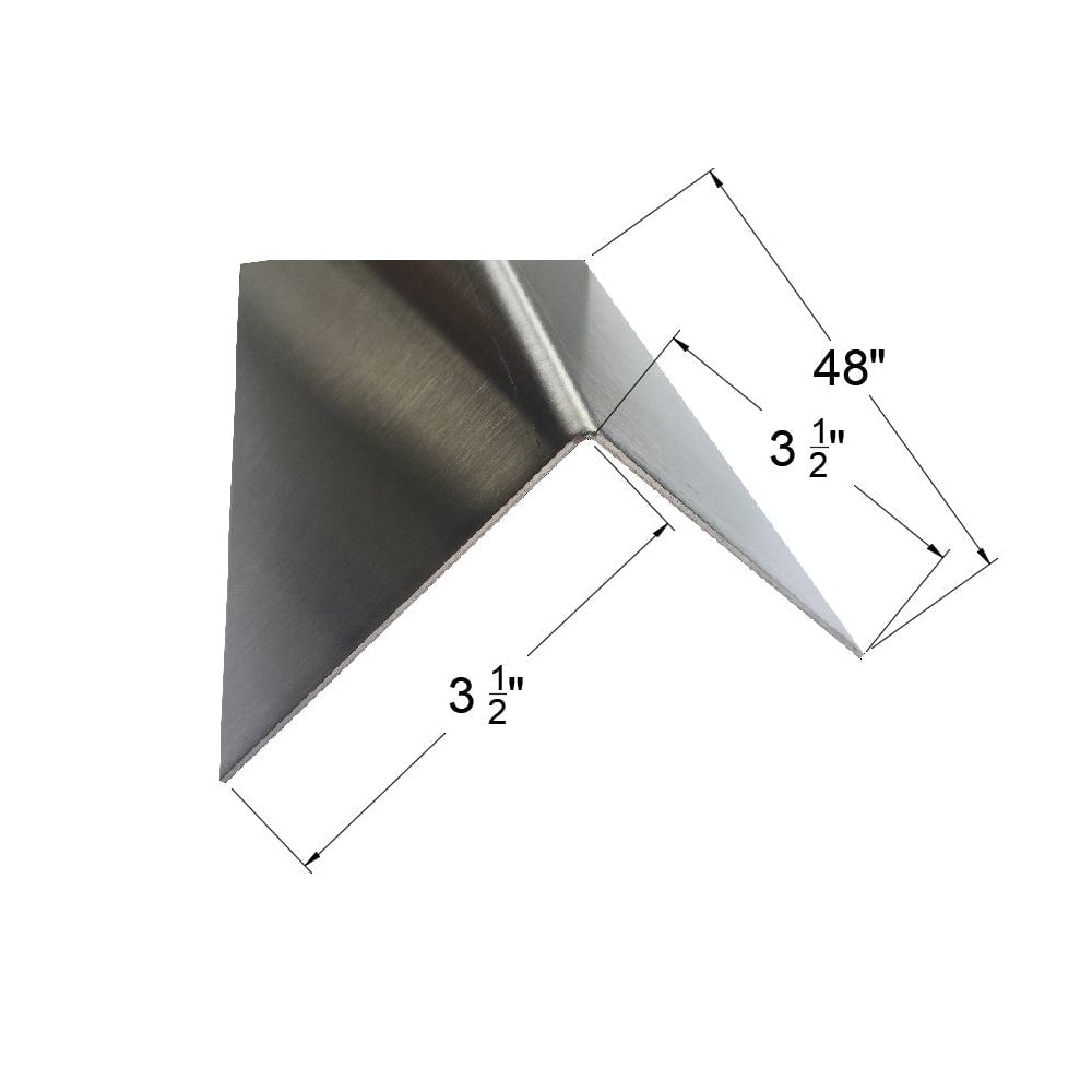 Brushed 304 Stainless Steel Corner Guards, 16ga, 48in Long - Walmart.com